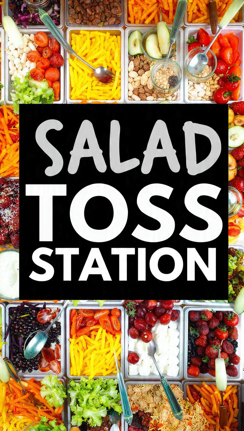 How to Build the Ultimate Salad Toss Station: Easy DIY Bar for Parties ...