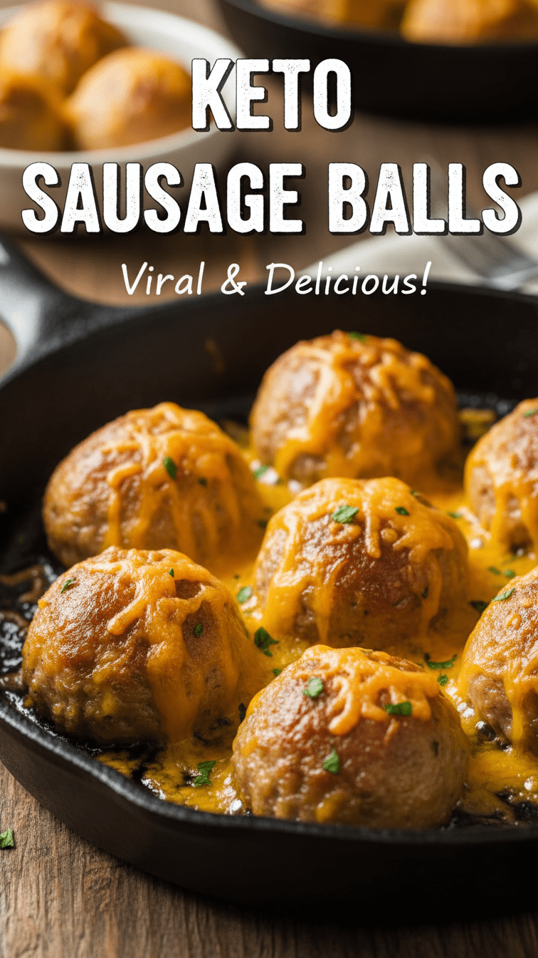 The Best Keto Sausage Balls Recipe: Cheesy, Savory, and No-Fail ...