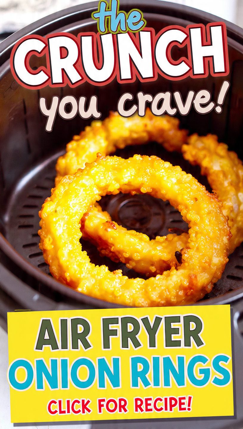 Best Air Fryer Onion Rings Recipe: Super Crispy & Easy Homemade Snack ...