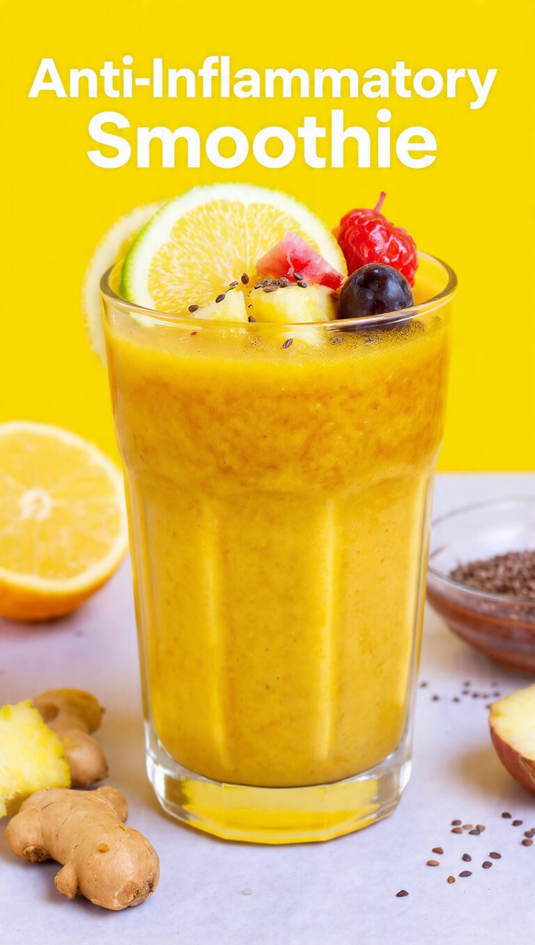 Best Anti-Inflammatory Smoothie Recipe: A Healthy Golden Morning Glow ...