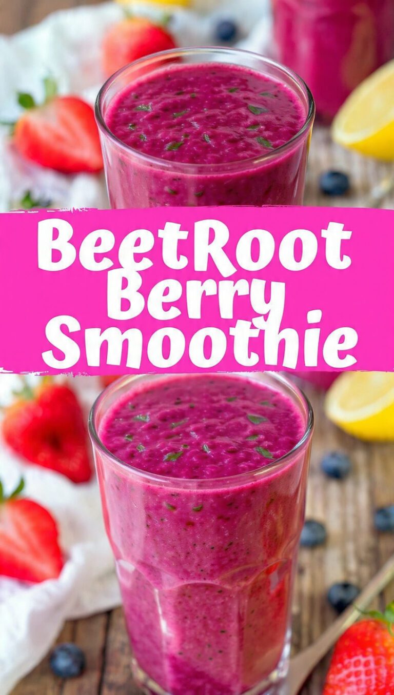 Best Beetroot Berry Smoothie Recipe: Easy Healthy 5-Minute Detox ...