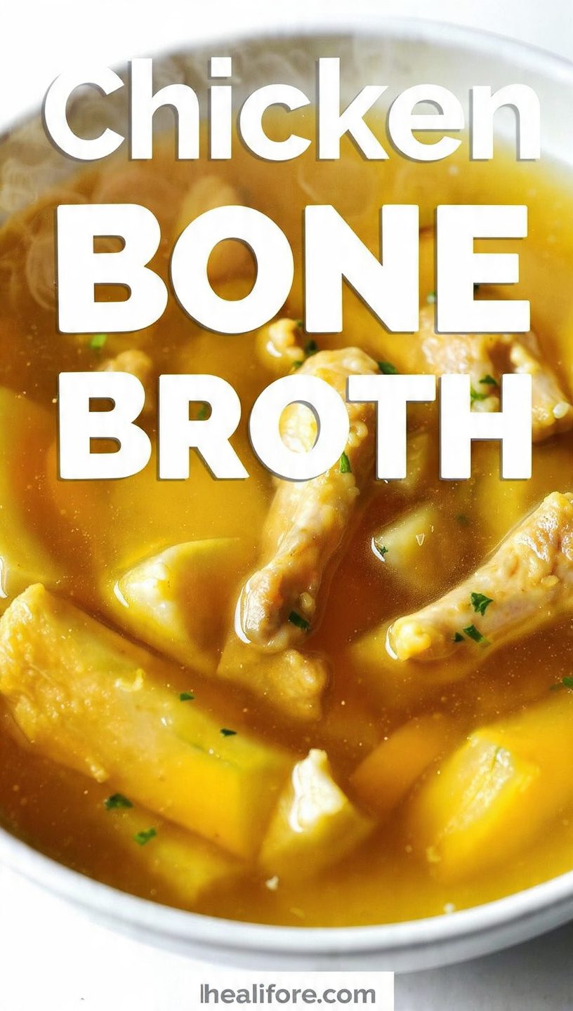 Best Chicken Bone Broth Recipe: Easy Homemade Guide for Liquid Gold ...
