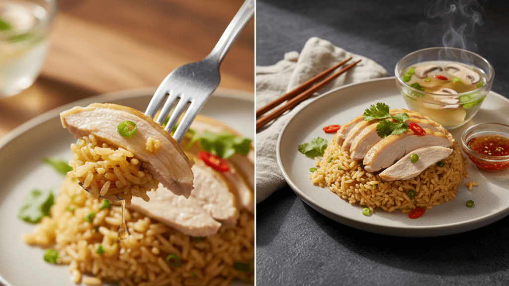 Best Authentic Hainanese Chicken Rice Recipe: Silky Chicken & Fragrant ...