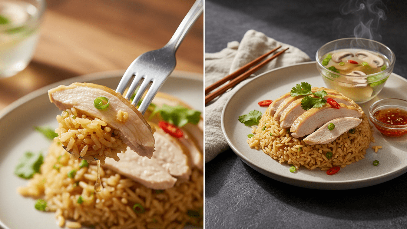 Best Authentic Hainanese Chicken Rice Recipe: Silky Chicken & Fragrant ...