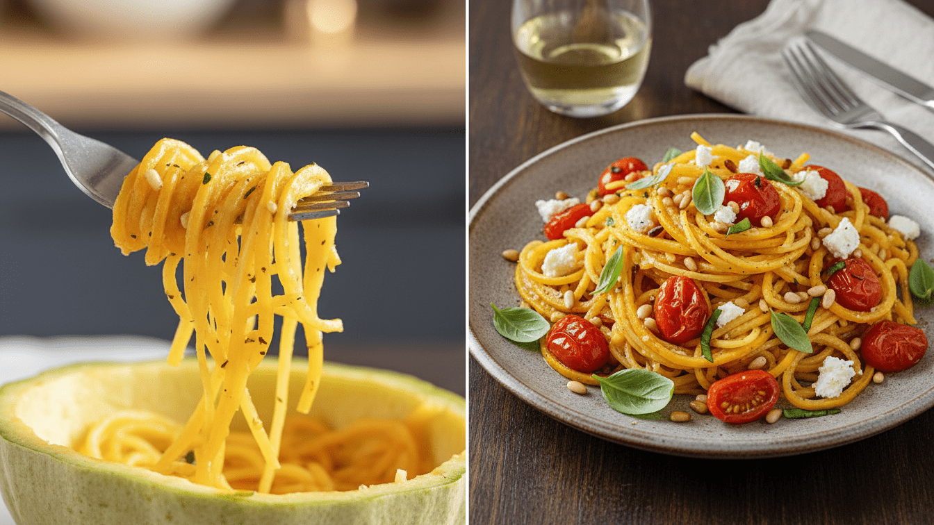 Best Spaghetti Squash with Marinara Recipe: A Low-Carb Healthy Dinner ...