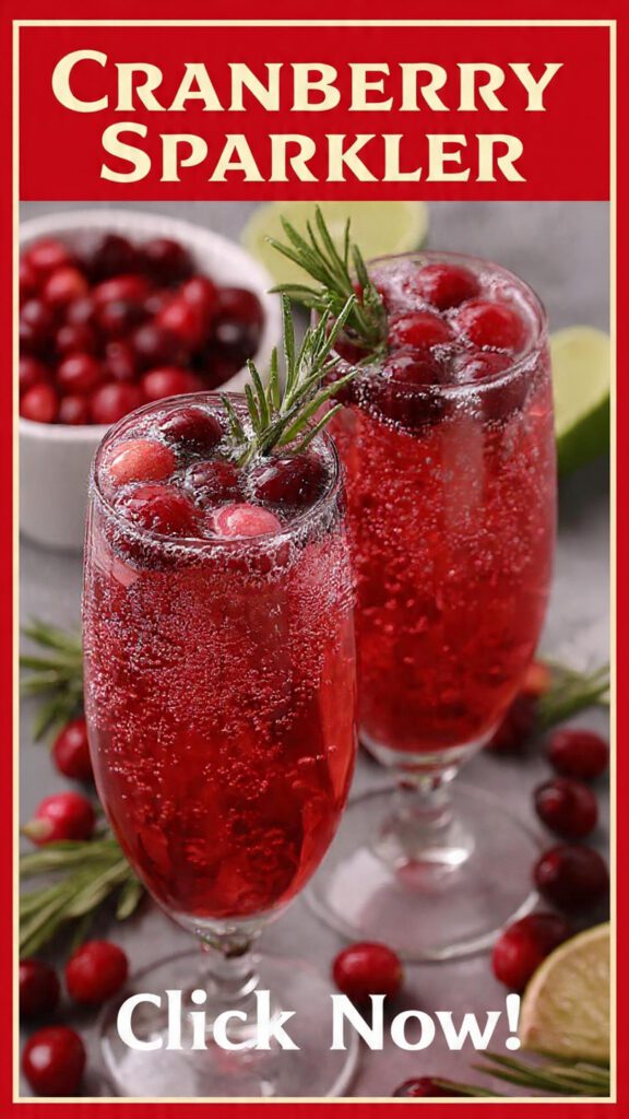Best Easy Cranberry Sparkler Recipe: A Refreshing Festive Holiday ...