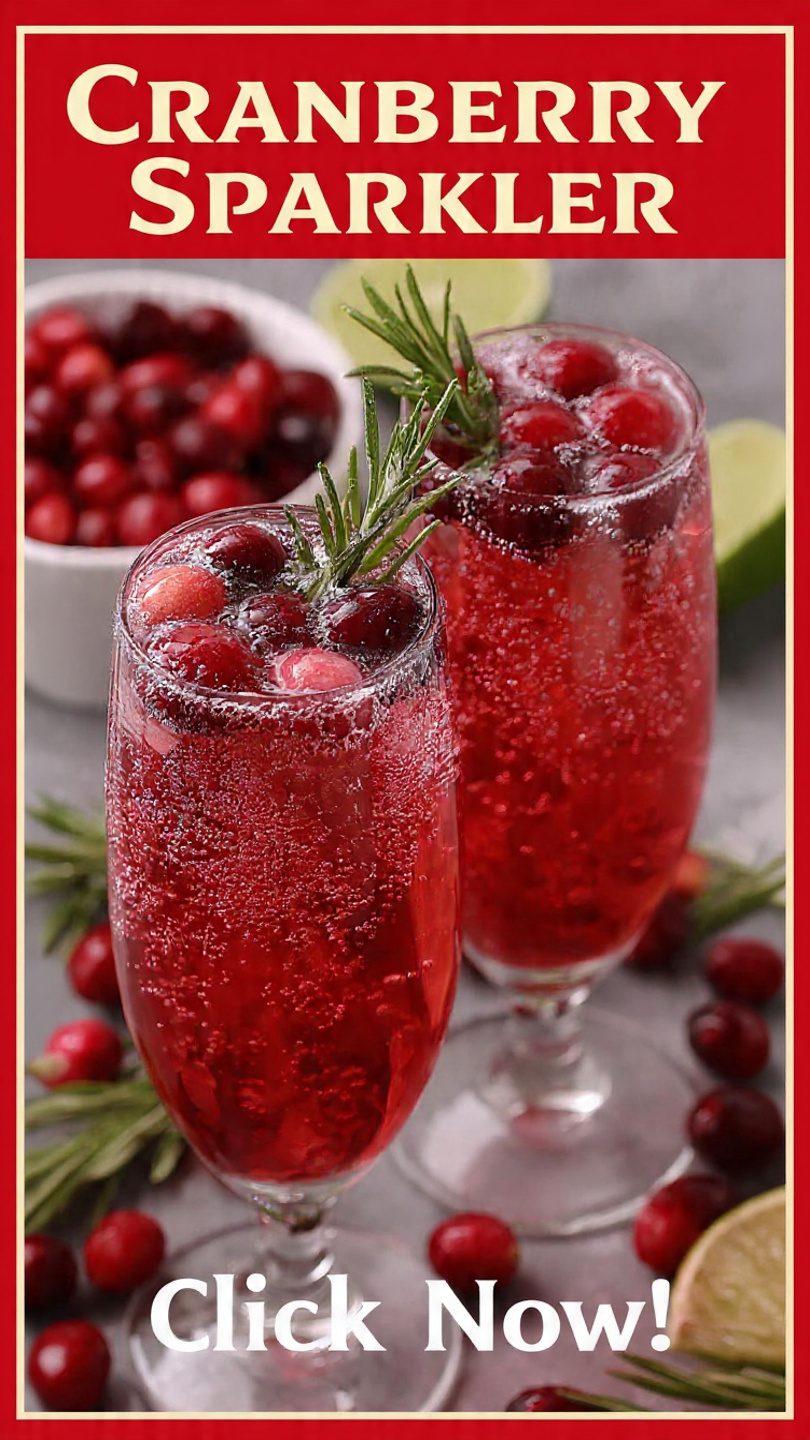 Best Easy Cranberry Sparkler Recipe: A Refreshing Festive Holiday ...