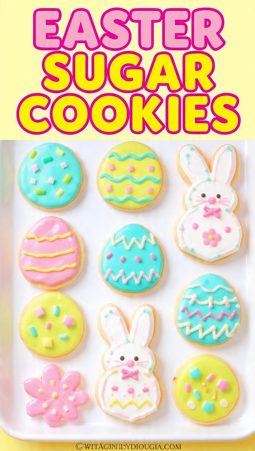Best Easter Sugar Cookies Recipe: Easy No-Spread Cut-Out Cookies ...