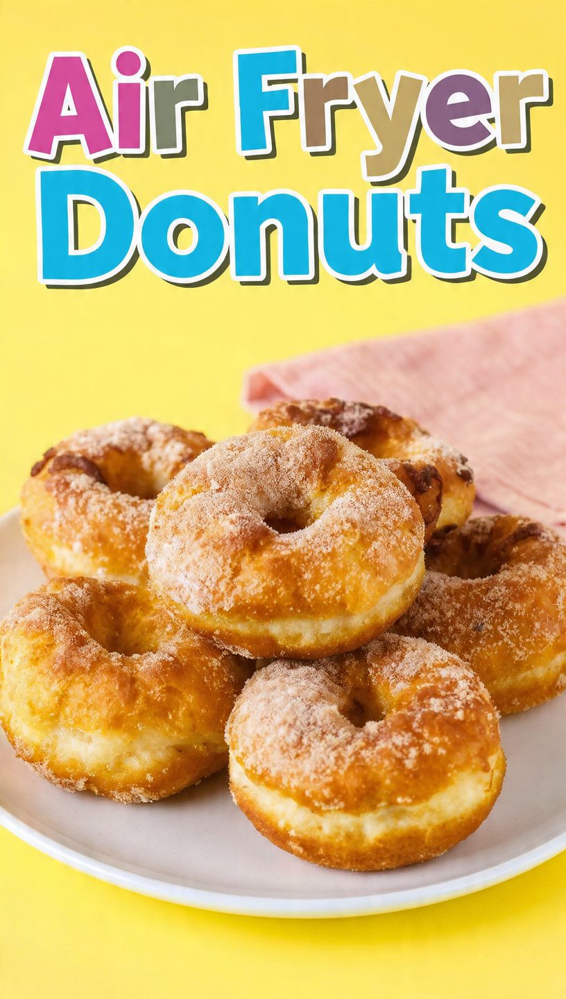 Best Air Fryer Donuts Recipe: How to Make Easy 5-Minute Crispy Donuts ...