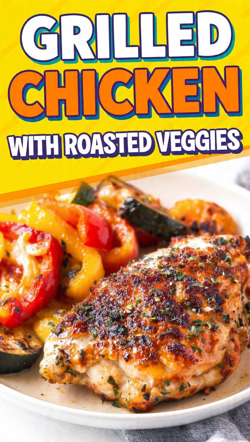 Juicy Grilled Chicken with Roasted Veggies: The Ultimate Easy Healthy ...