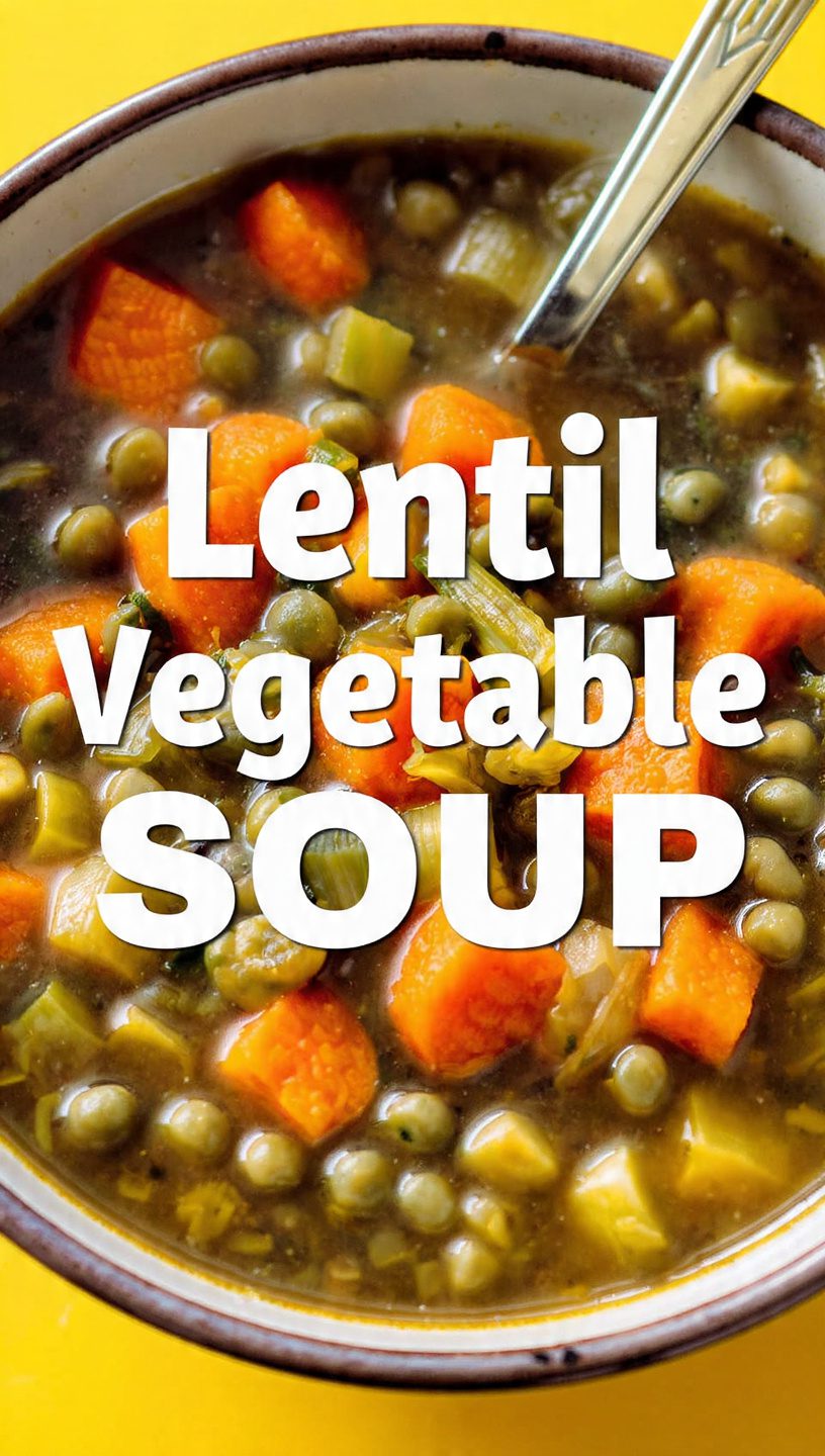 Best Lentil Vegetable Soup Recipe: The Easiest Healthy One-Pot Dinner ...