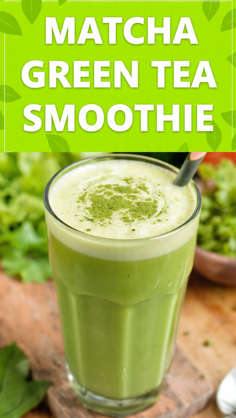 Best Matcha Green Tea Smoothie Recipe: Creamy, Healthy, and Easy ...