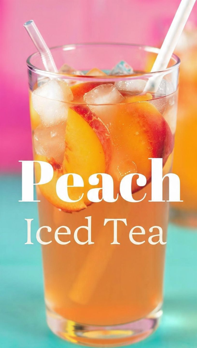 Best Peach Iced Tea Recipe: A Refreshing Healthy Summer Drink - Recipes ...
