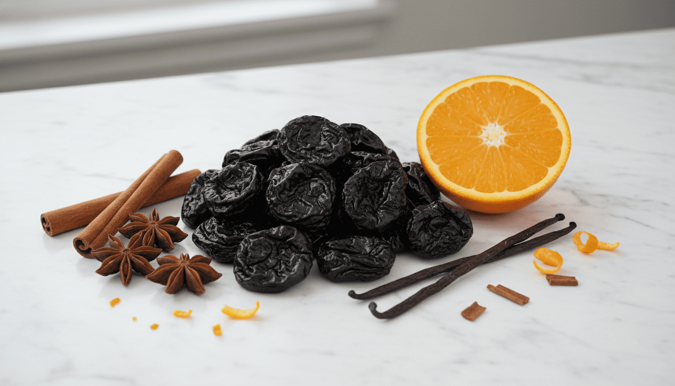 Best Gourmet Prunes Recipe: How to Make Spiced Poached Dried Plums ...