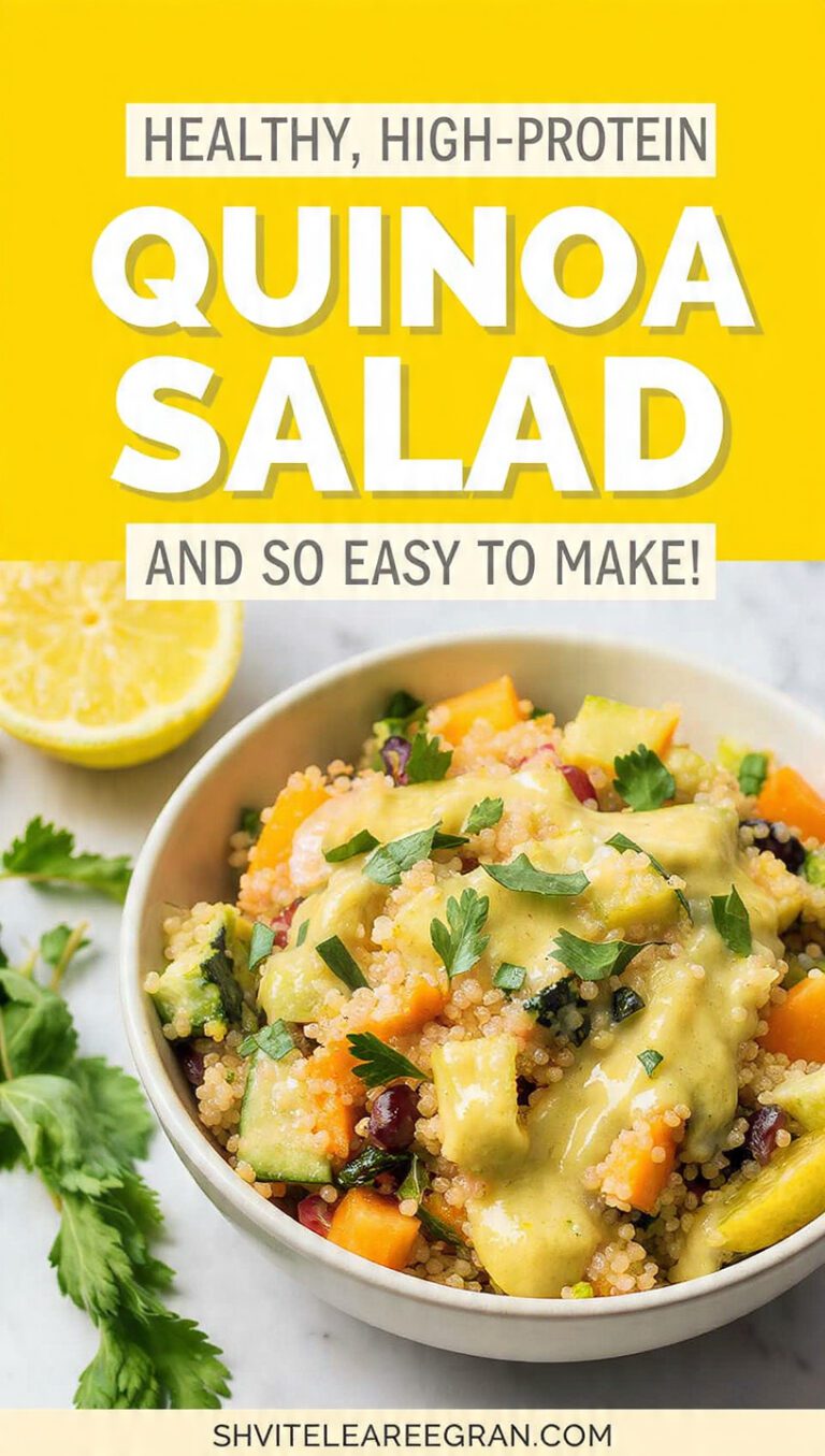Best Quinoa Salad with Lemon Dressing Recipe: Easy Mediterranean Meal ...