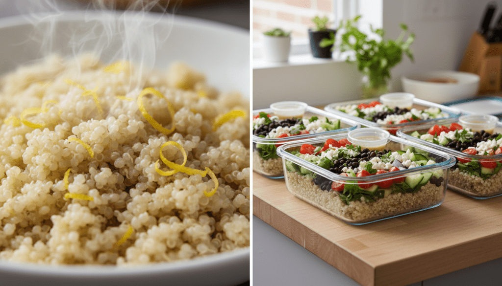 Best Quinoa Salad with Lemon Dressing Recipe: Easy Mediterranean Meal ...