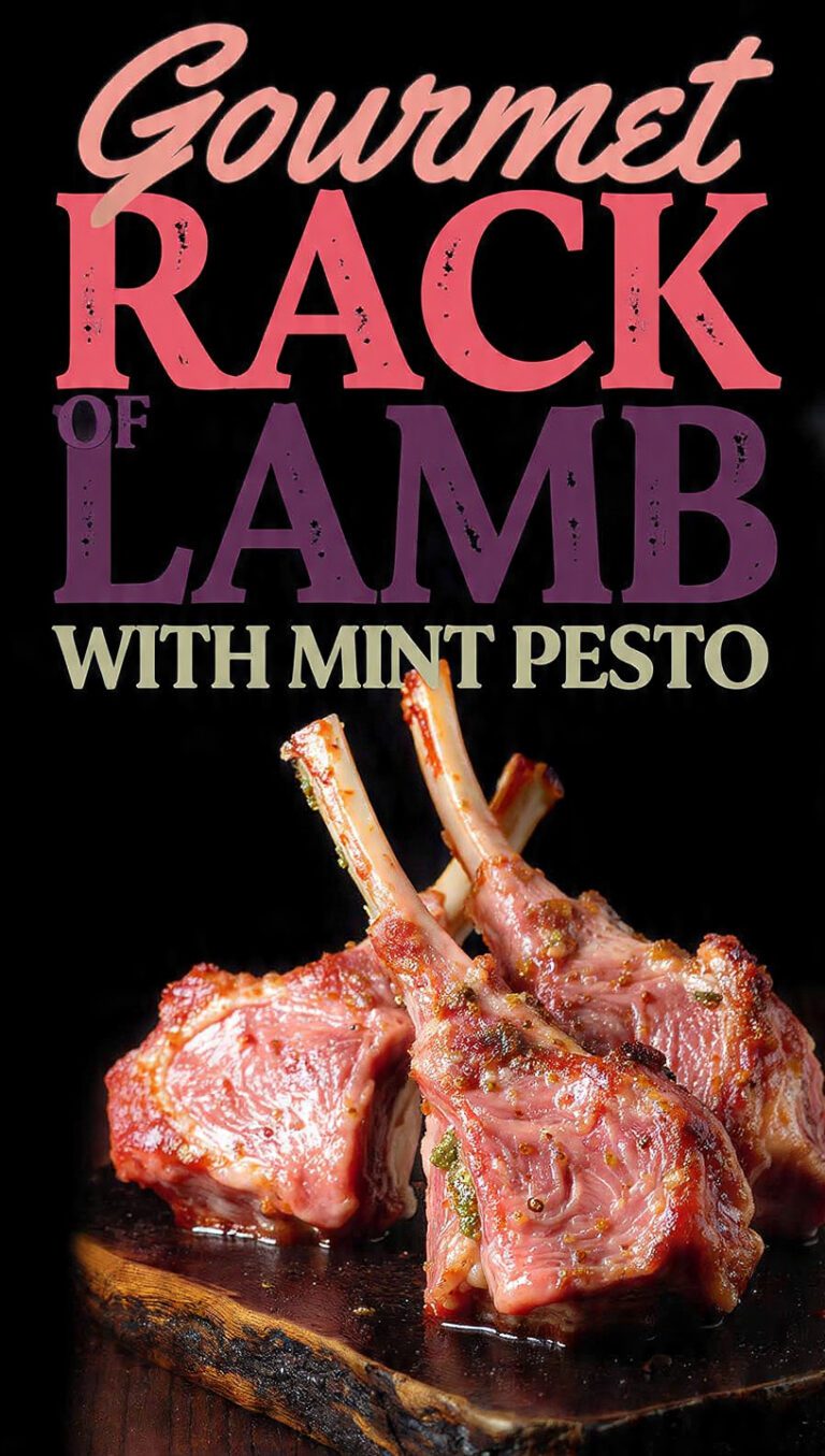 The Ultimate Rack of Lamb with Mint Pesto: An Easy Gourmet Recipe ...