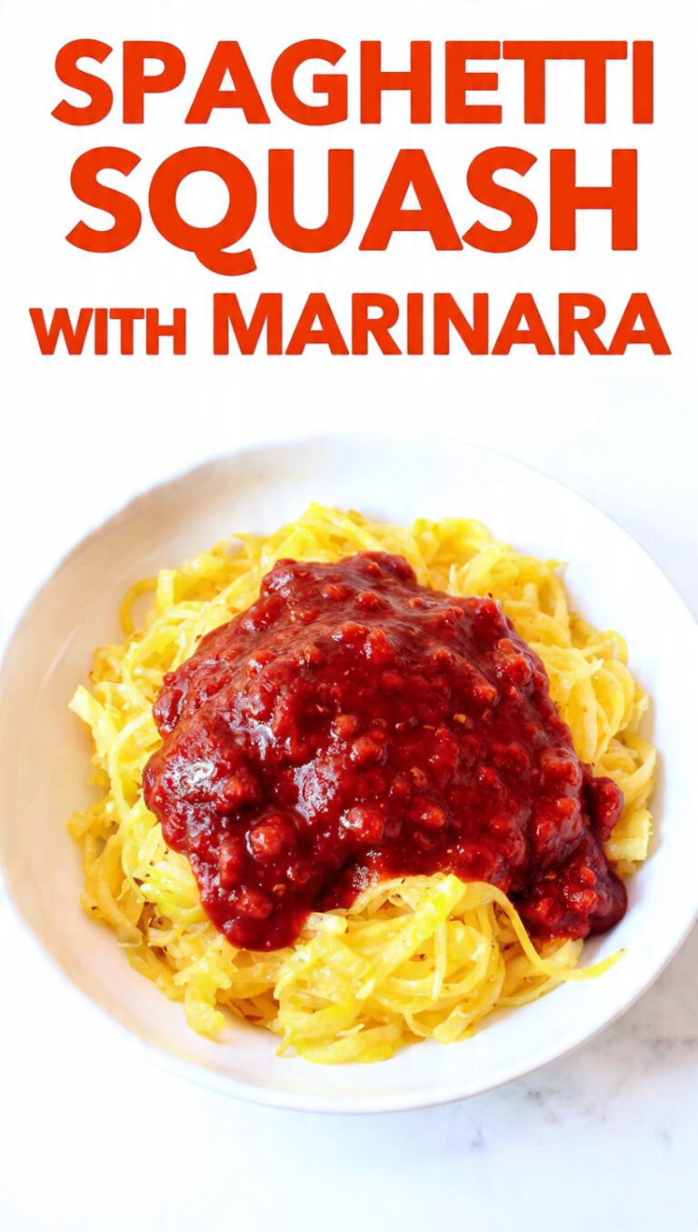 Best Spaghetti Squash with Marinara Recipe: A Low-Carb Healthy Dinner ...