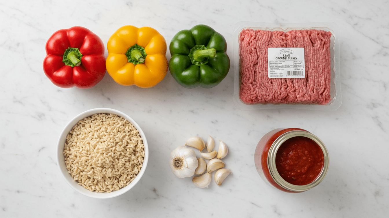 Best Stuffed Bell Peppers with Lean Turkey: Easy Healthy Dinner Recipe ...
